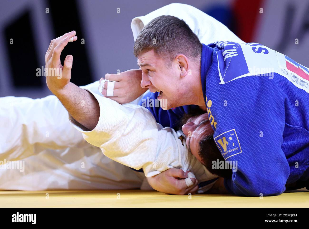 Zagreb, Croatia. 27th Apr, 2024. Erik Abramov of Germany compete ...