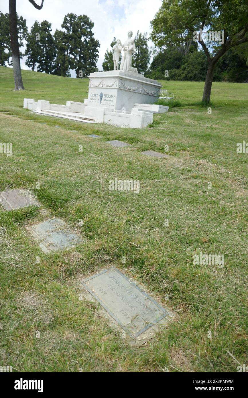 Glendale, California, USA 26th April 2024 Director/Screenwriter/Actor James Parrott Grave in ...