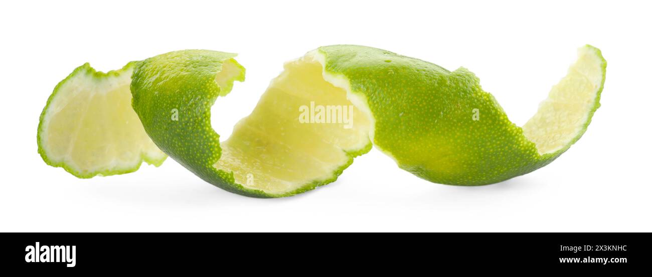 Spiral lime peel hi-res stock photography and images - Alamy