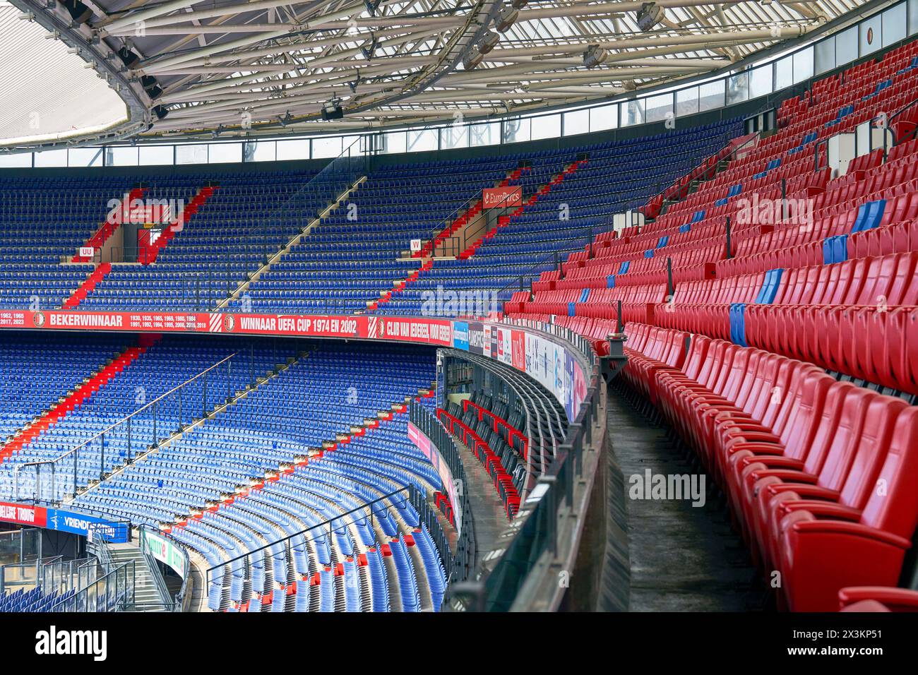 VIP tribune at De Kuip arena - the official playgrounds of FC Feyenoord ...