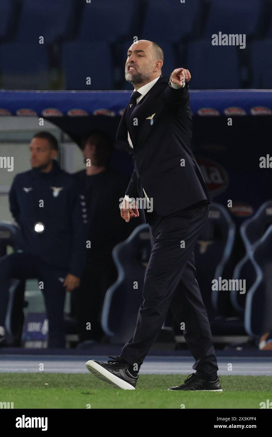 Rome, Italy 27.04.2024: Igor Tudor coach of Lazio during Serie A Tim ...