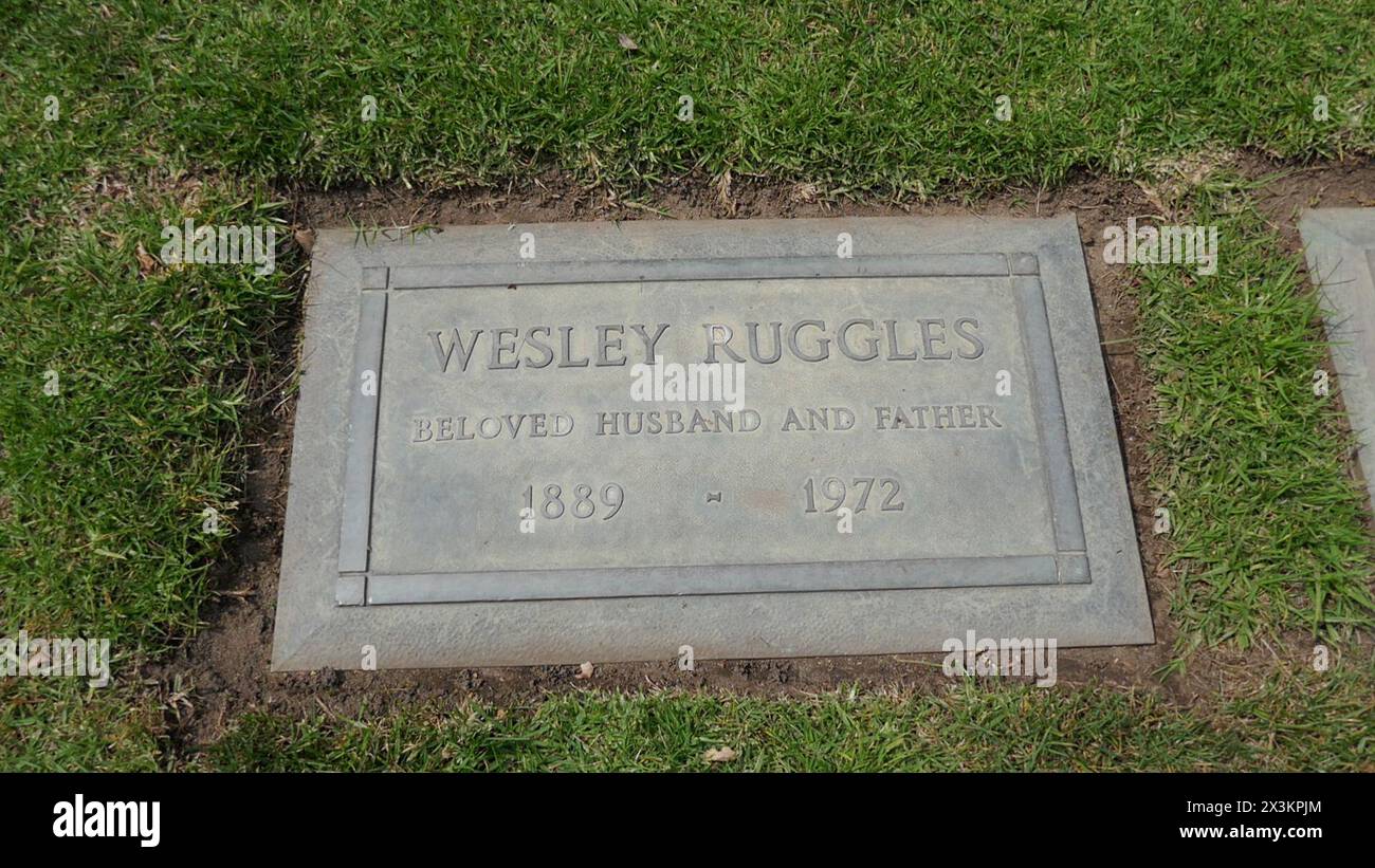 Glendale, California, USA 26th April 2024 Director Wesley Ruggles Grave ...