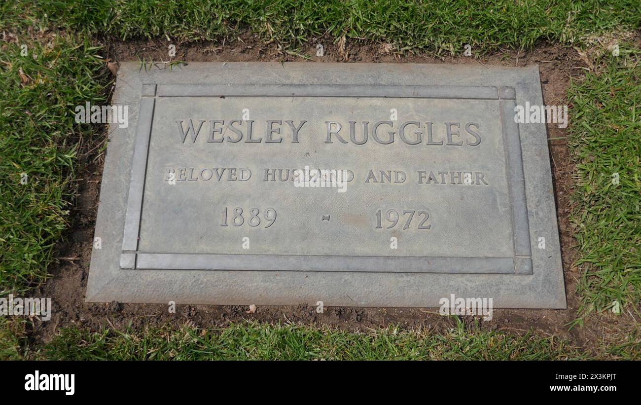 Glendale, California, USA 26th April 2024 Director Wesley Ruggles Grave ...