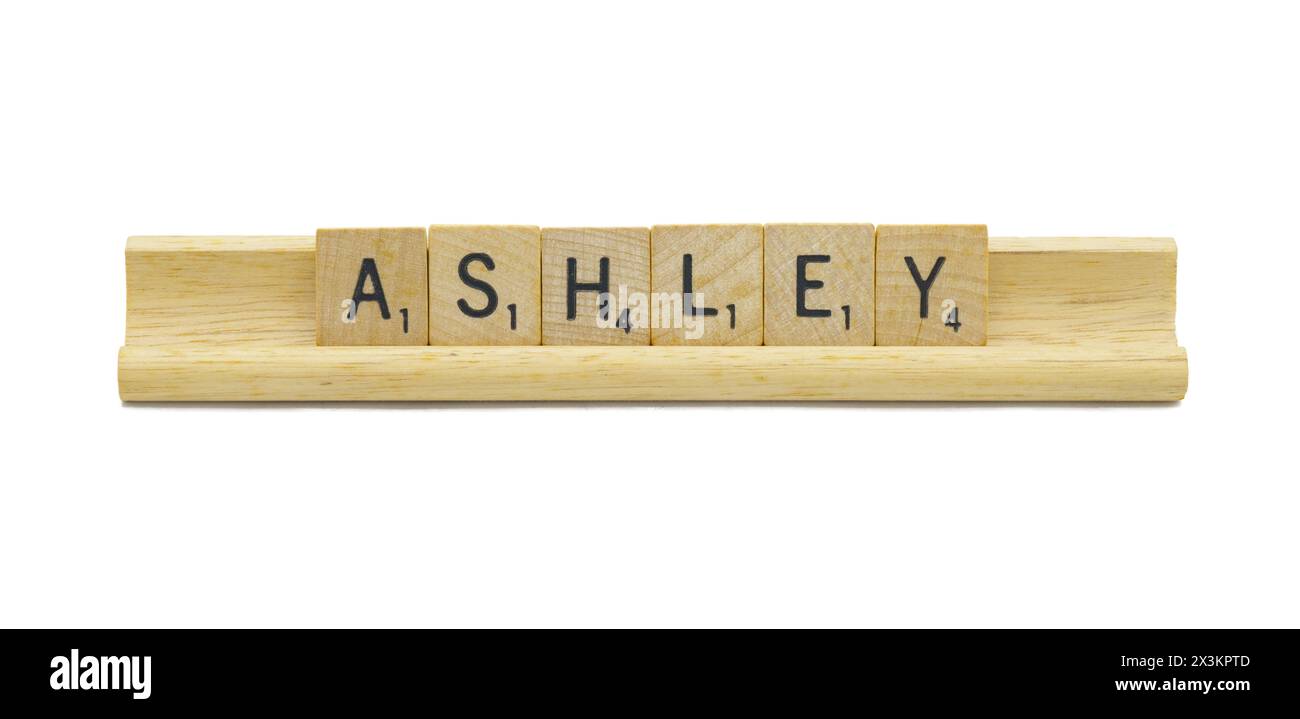 Miami, FL 4-18-24 popular baby girl first name of ASHLEY made with ...