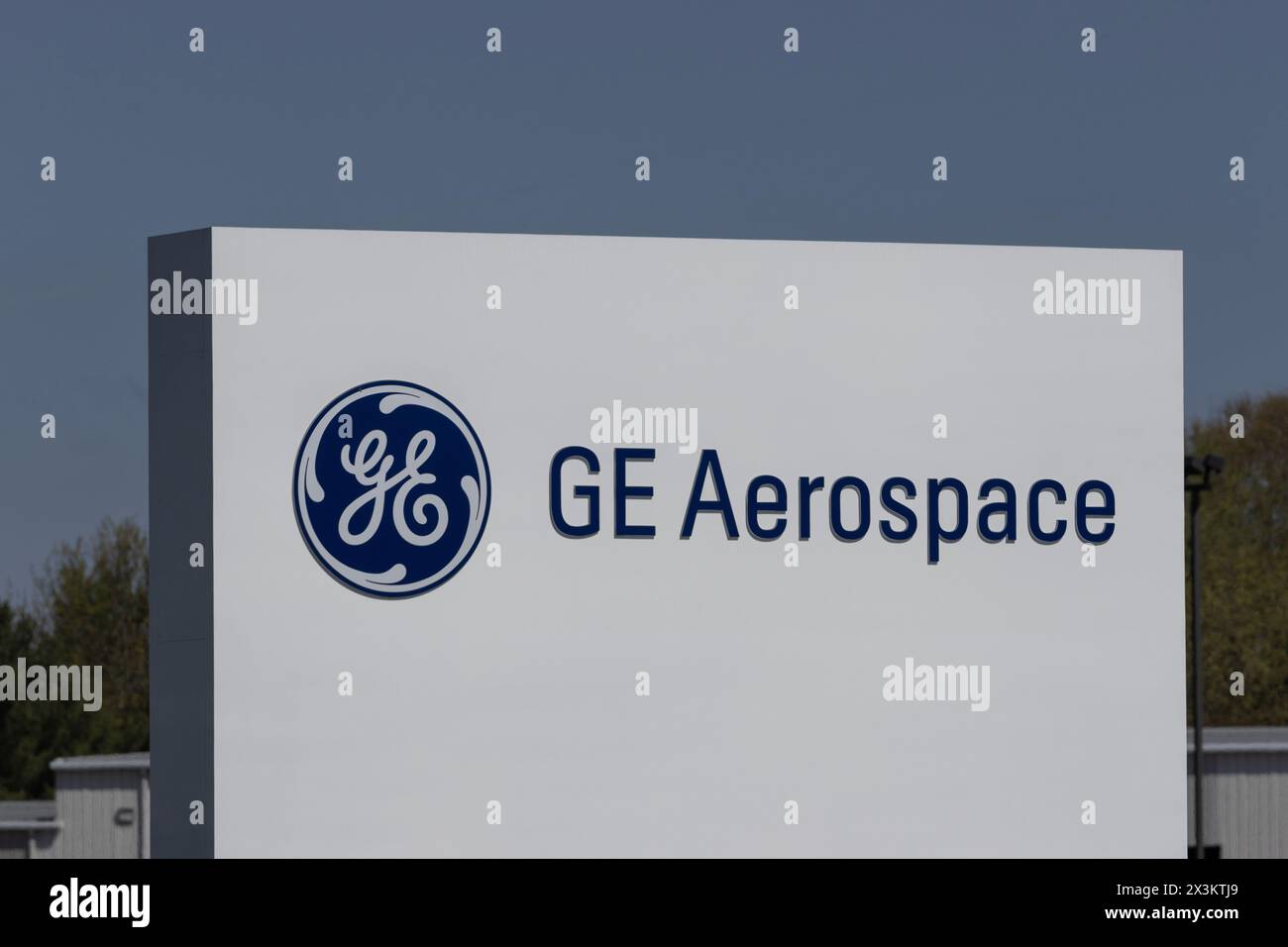 Lafayette - April 25, 2024: GE Aerospace Jet Engine Facility. GE ...