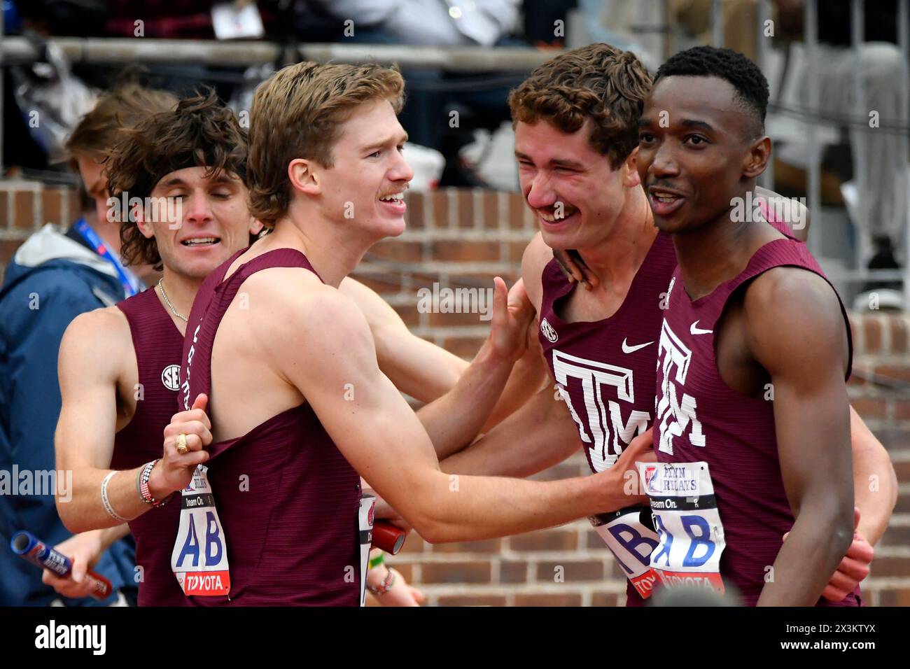 Philadelphia, United States. 27th Apr, 2024. Texas A&M with Kimar ...