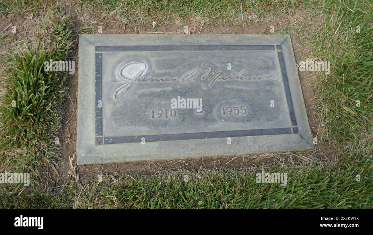 Glendale, California, USA 26th April 2024 Actor James Millican Grave in ...