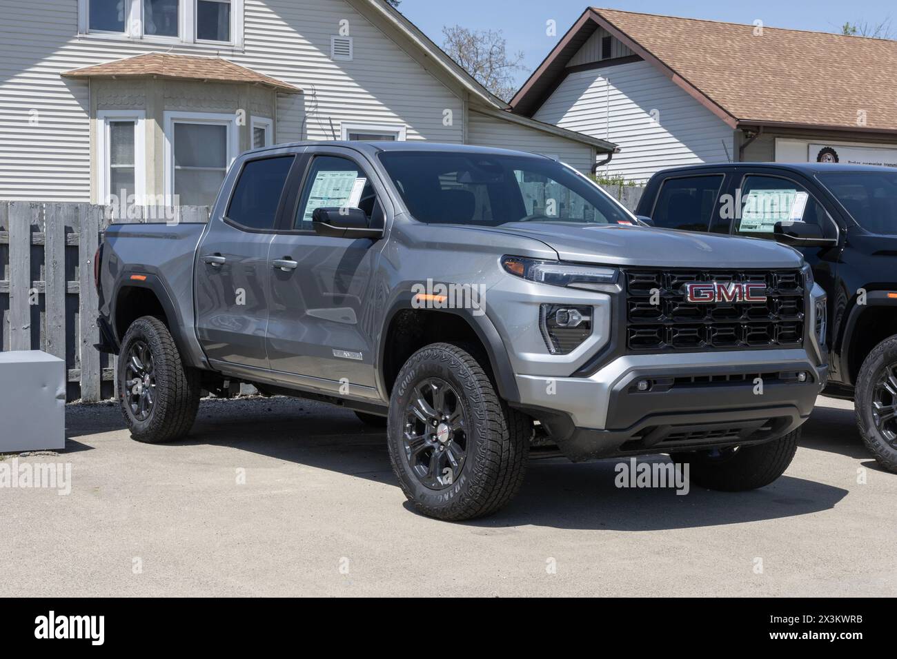 Lafayette - April 25, 2024: GMC Canyon 2WD Elevation Crew Cab pickup ...