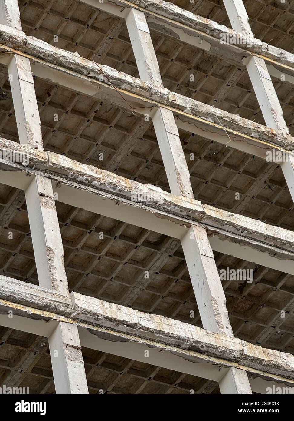 Stripped building structure on a construction site Stock Photo - Alamy