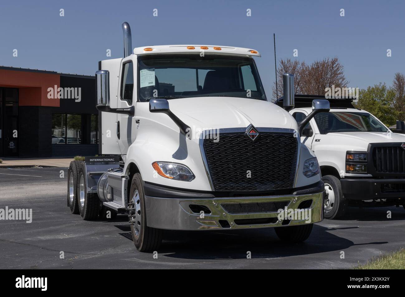 Lafayette - April 25, 2024: Navistar International Semi Tractor Trailer ...
