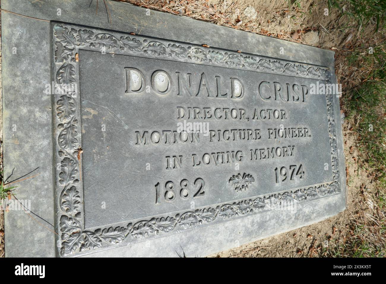 Glendale, California, USA 26th April 2024 Actor/Director Donald Crisp ...