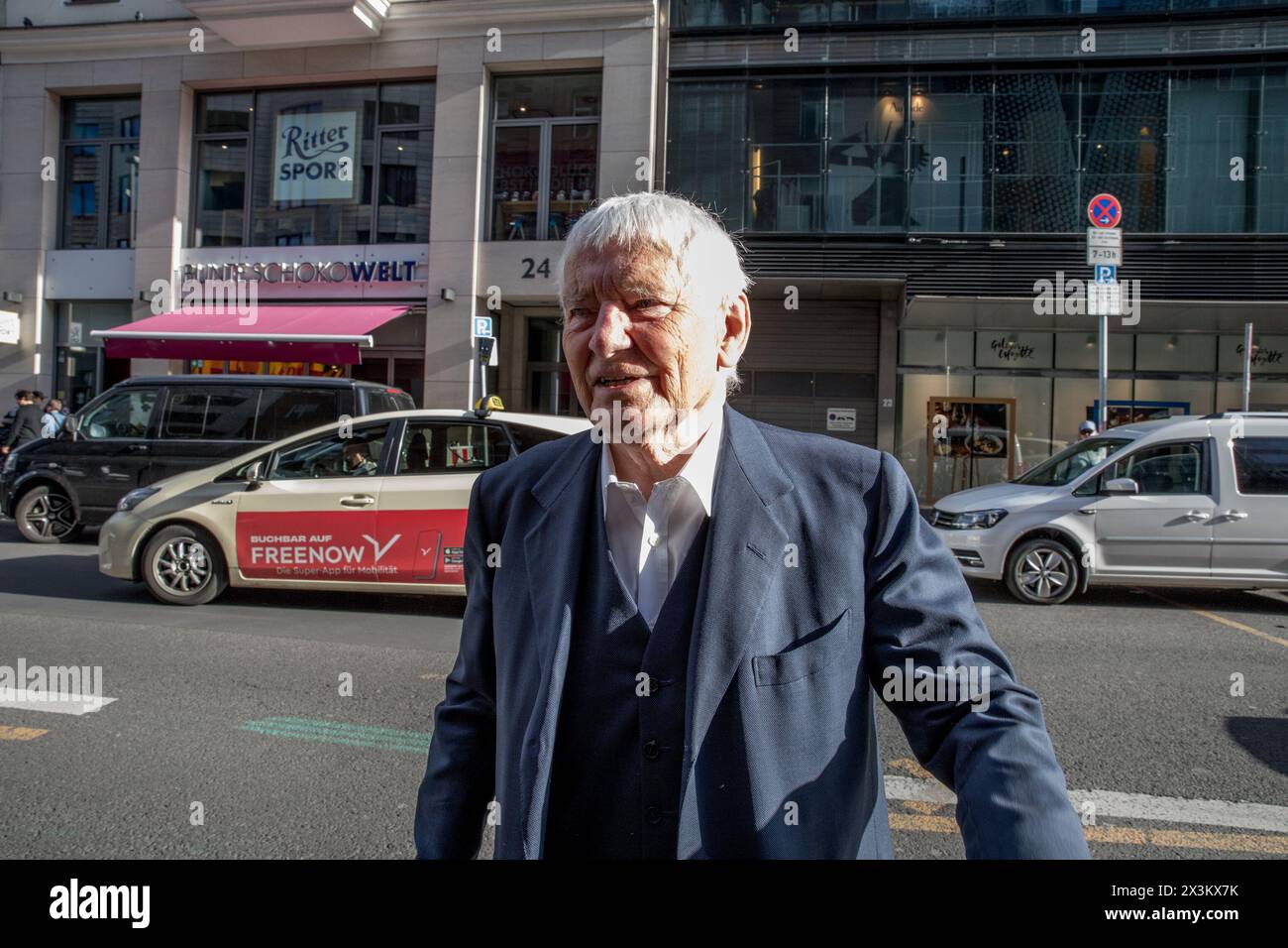 April 27, 2024, Berlin, Germany: Former German Chancellor Gerhard ...