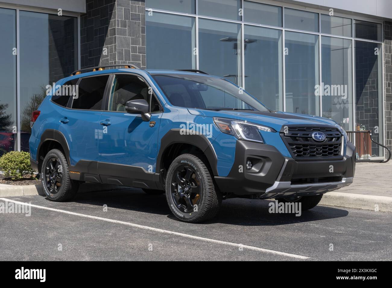 Lafayette - April 25, 2024: Subaru Forester Wilderness display. Subaru ...