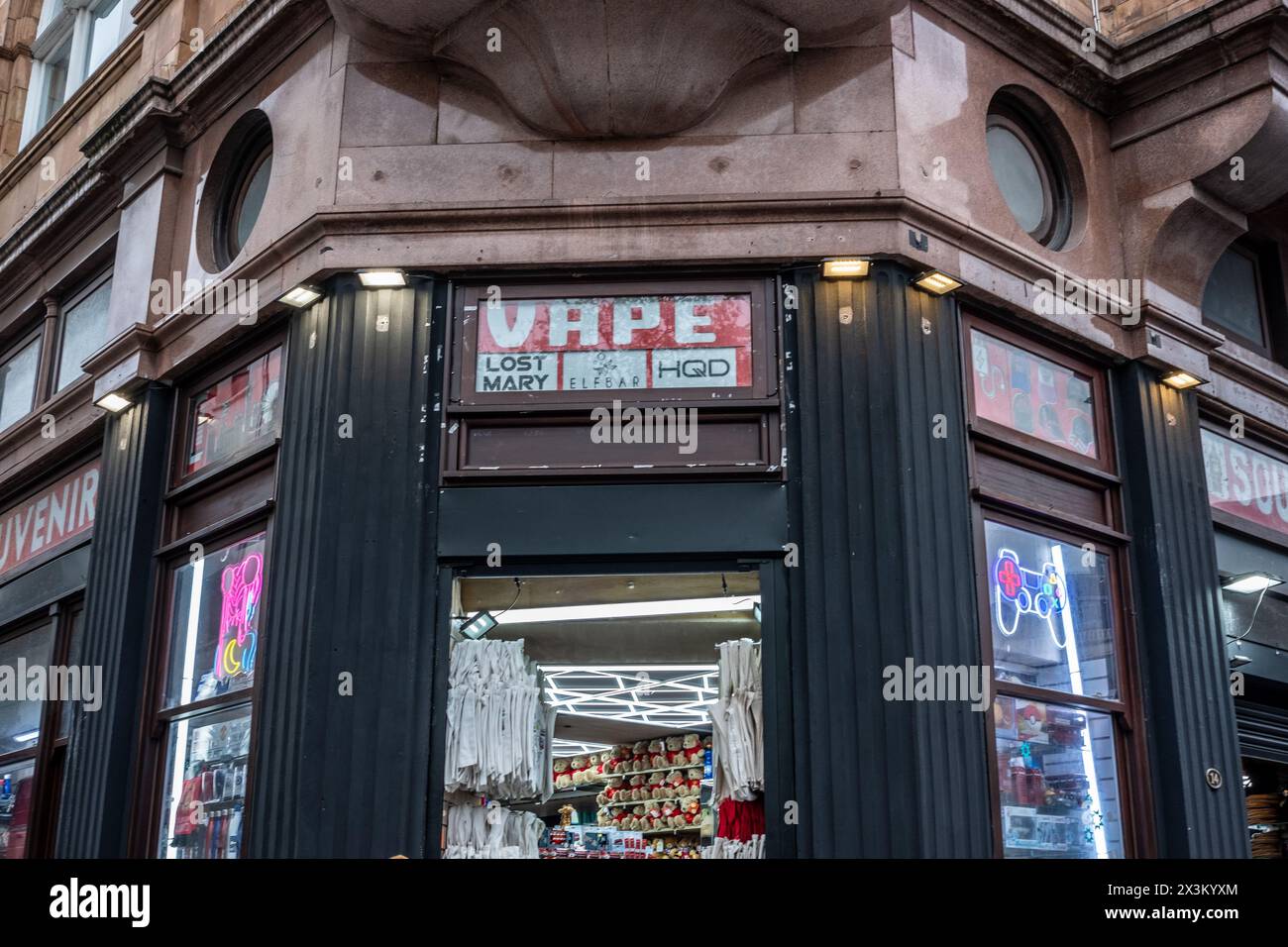 27th April 2024, London - Vape Shop, Leicester Square Stock Photo - Alamy