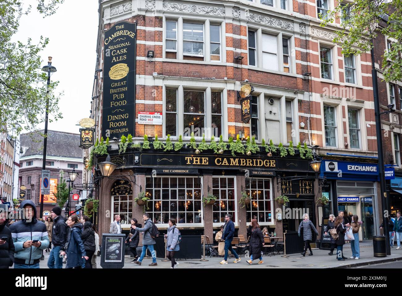 27th April 2024, London. The Cambridge, Leicester Square - London Stock ...