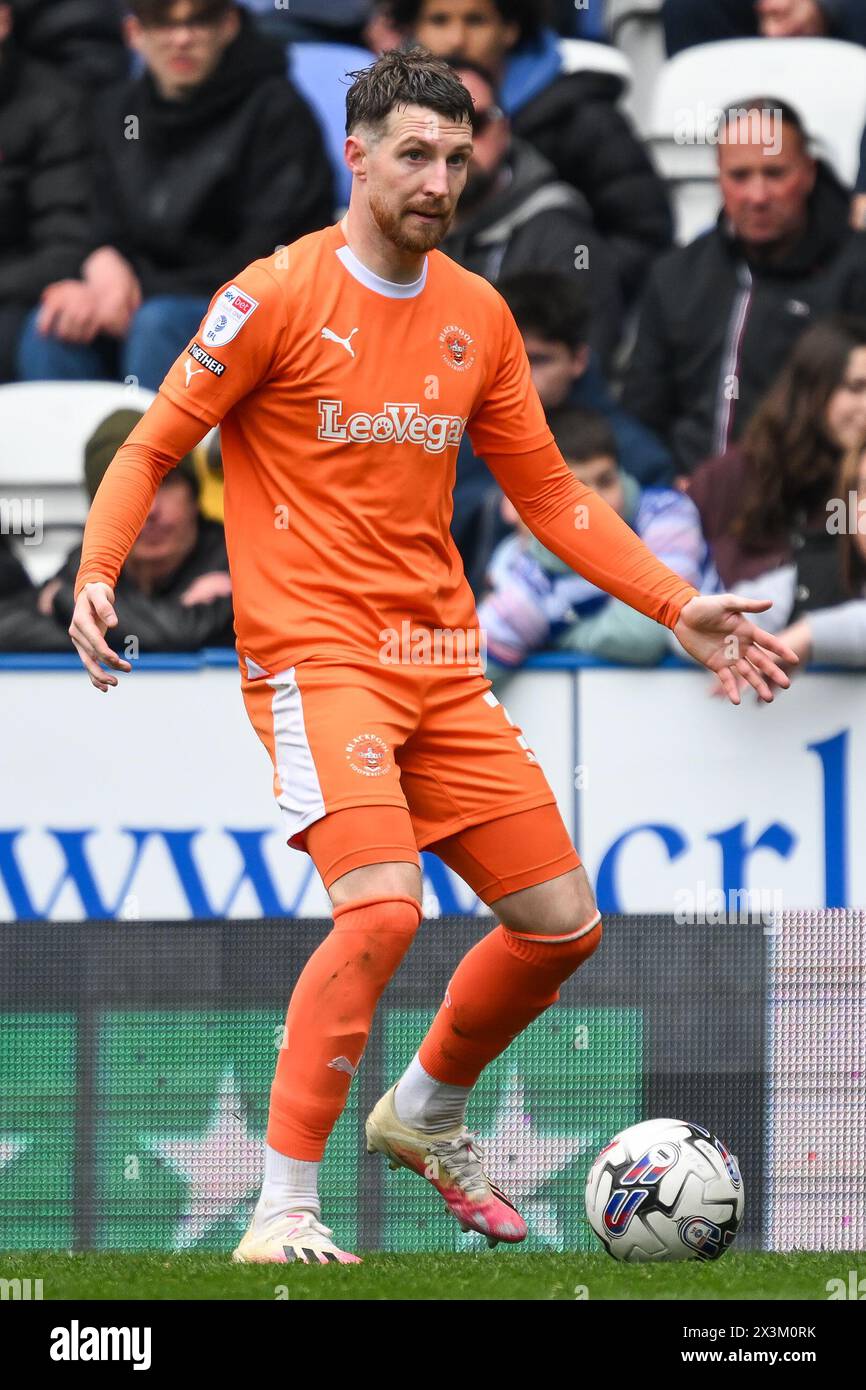 James Husband of Blackpool in action during the Sky Bet League 1 match ...