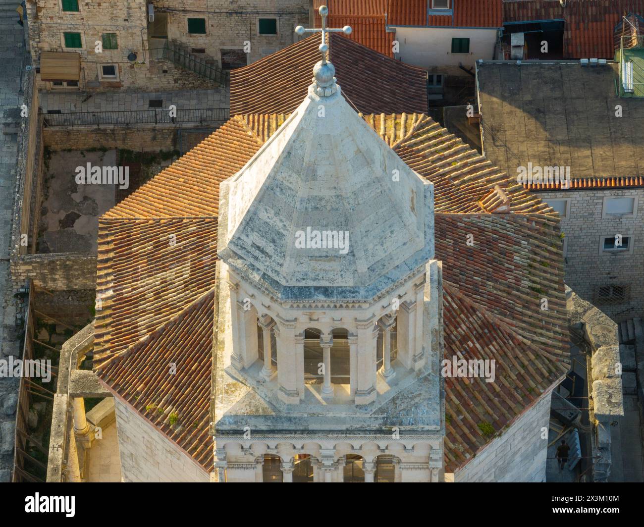 Cathedral of Saint Domnius inside Diocletian's Palace in Split, Croatia ...