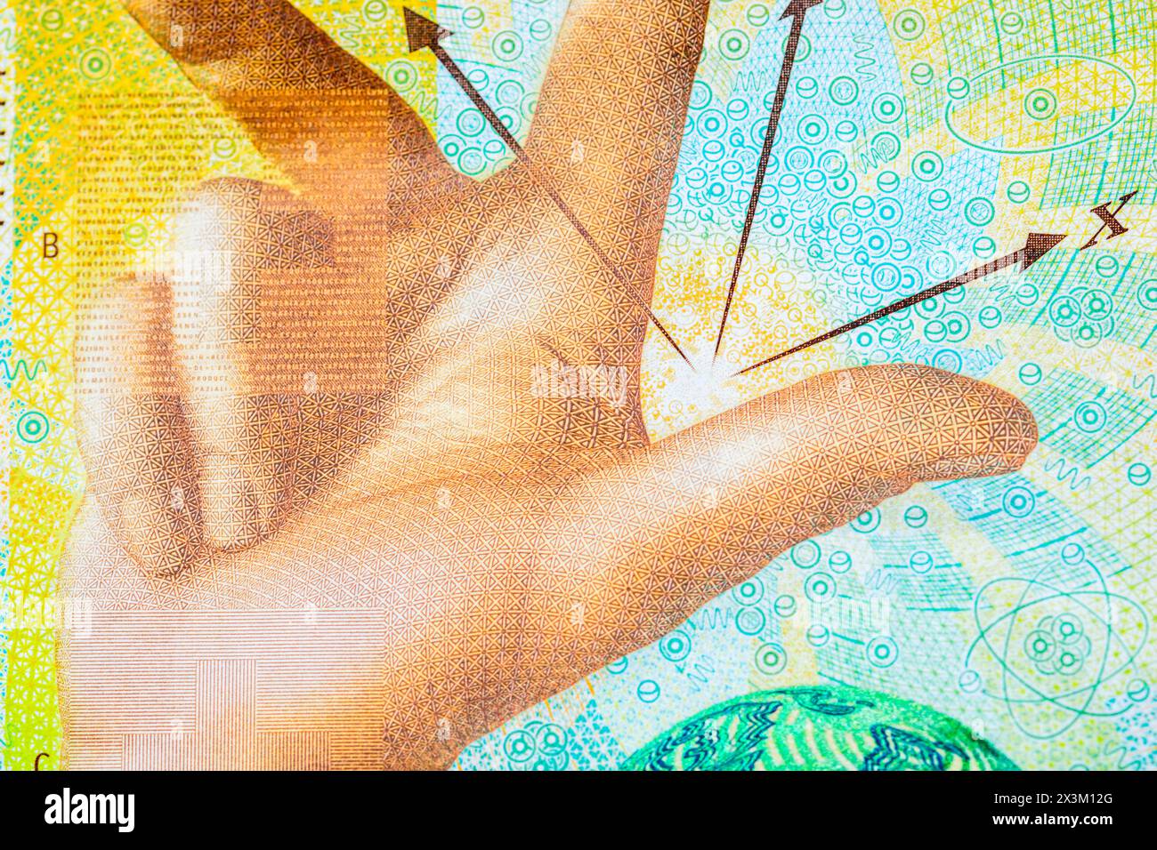 CHF money banknotes, detail photo of swiss franc. Swiss Franc currency ...