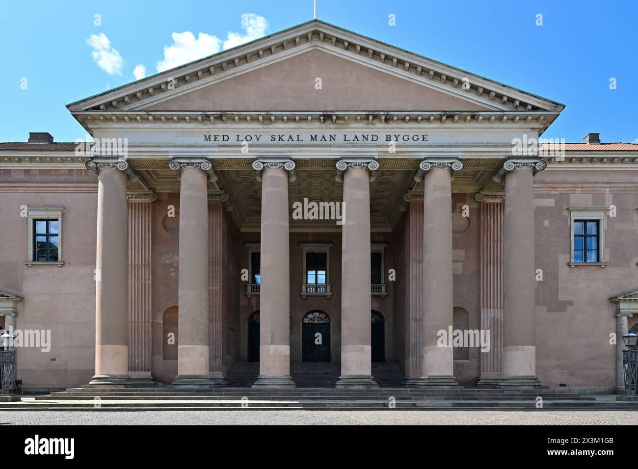 The front of The Copenhagen Court House which is a historic building ...