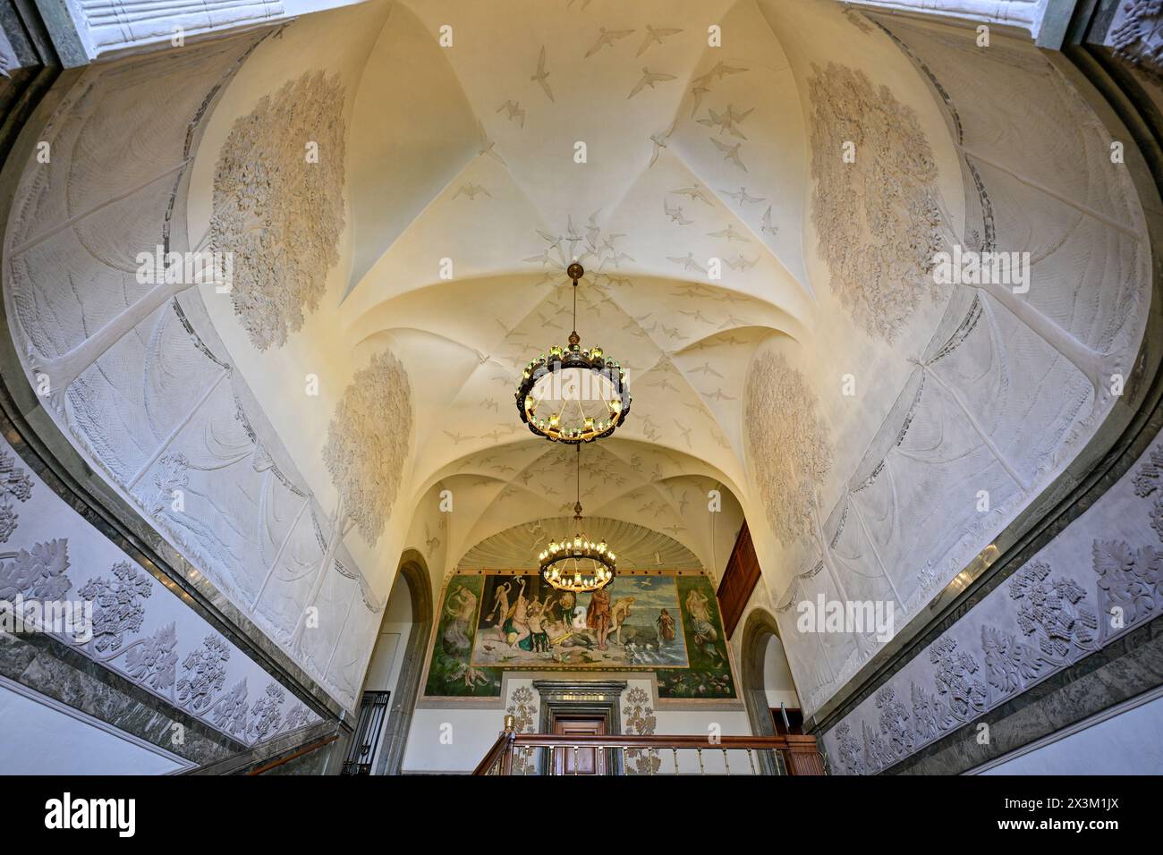 Copenhagen, Denmark - Jul 17, 2023: Copenhagen town hall Interior ...