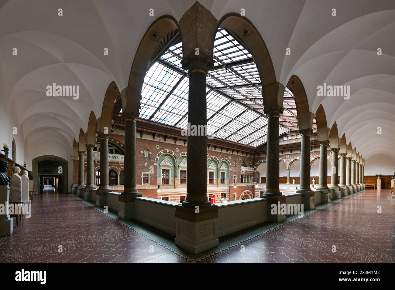 Copenhagen, Denmark - Jul 17, 2023: Copenhagen town hall Interior ...