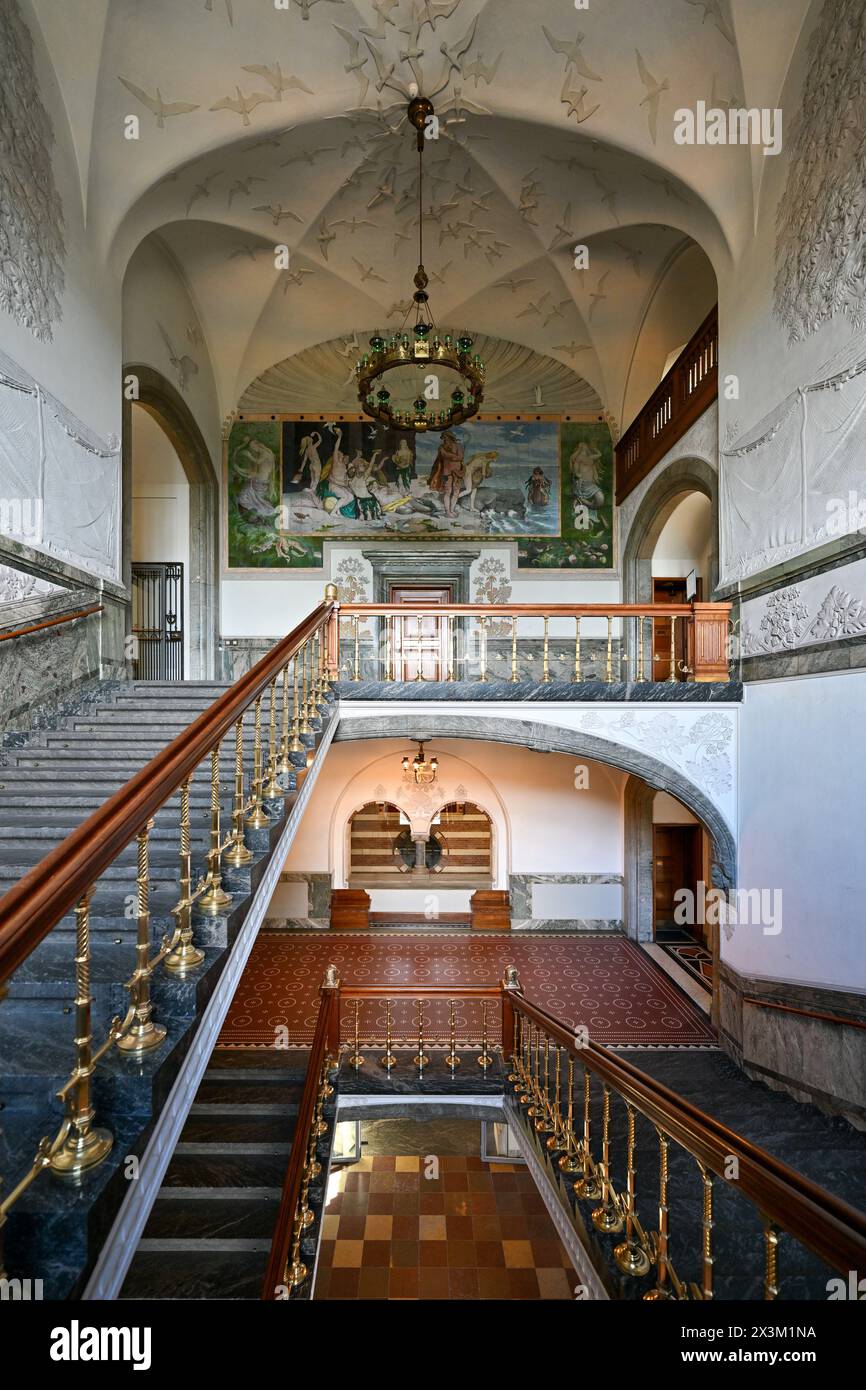 Copenhagen, Denmark - Jul 17, 2023: Copenhagen town hall Interior ...