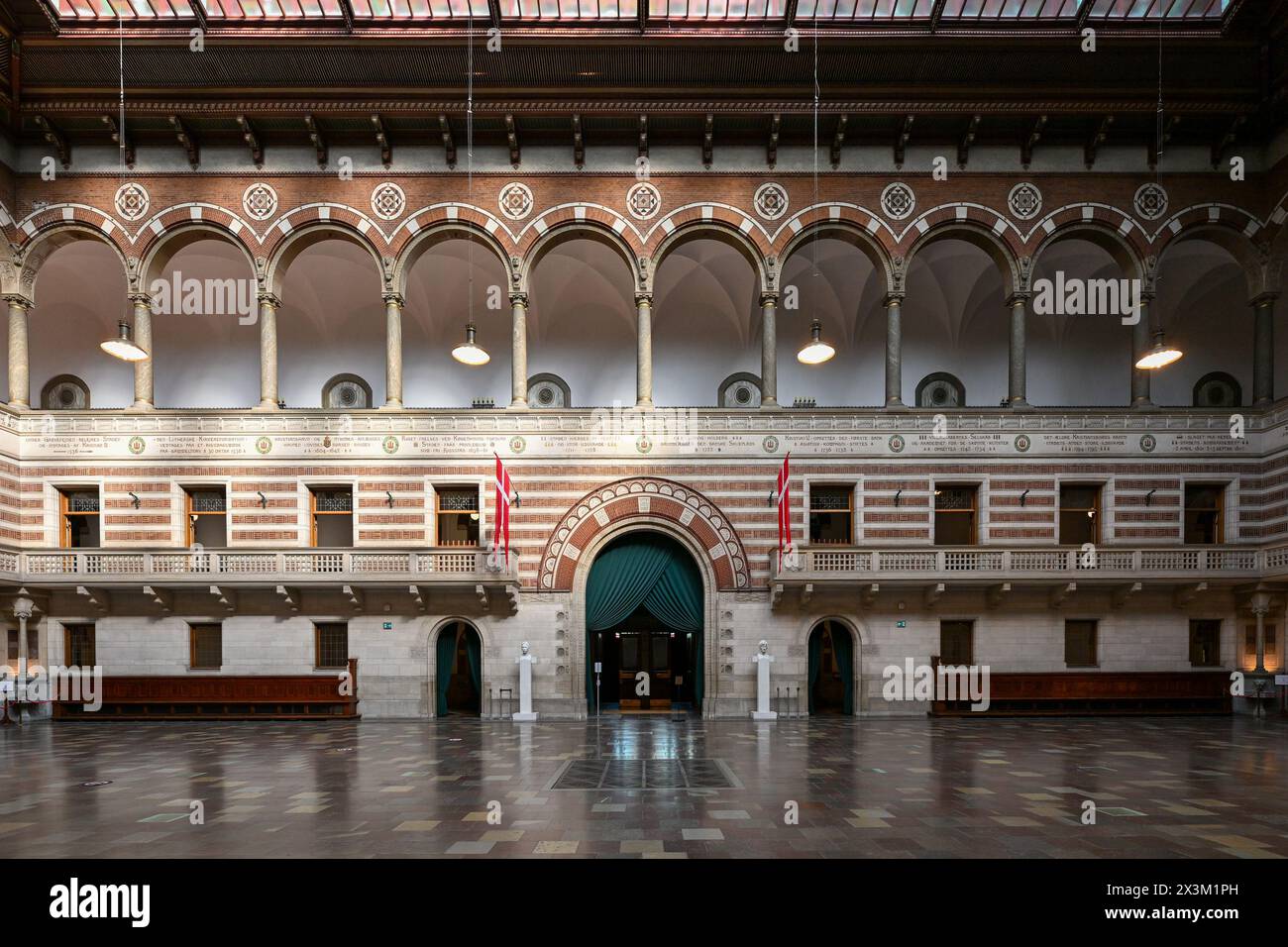 Copenhagen, Denmark - Jul 17, 2023: Copenhagen town hall Interior ...