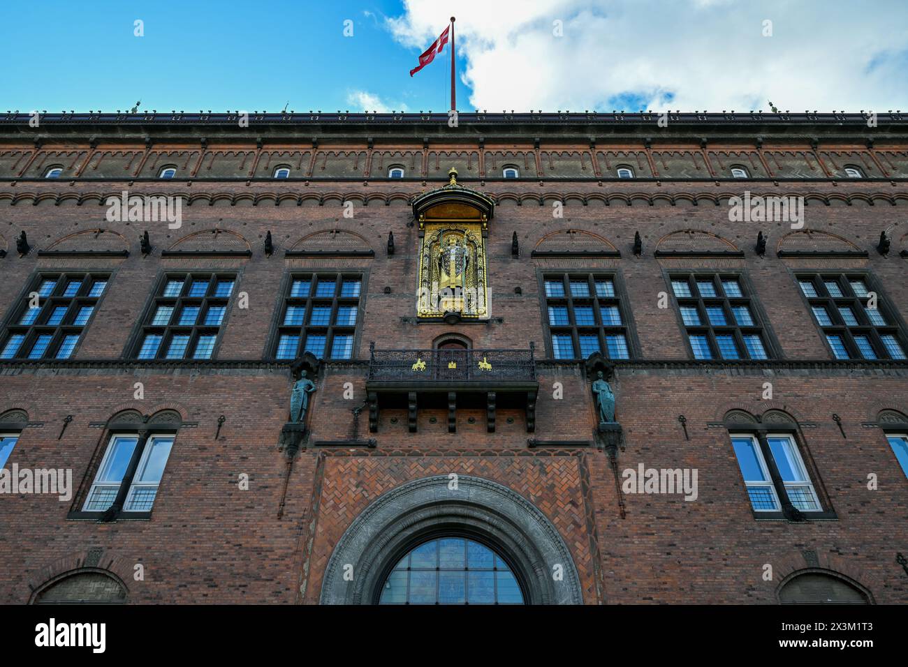 Copenhagen town hall. Historic City Hall Building in Denmark. interior ...