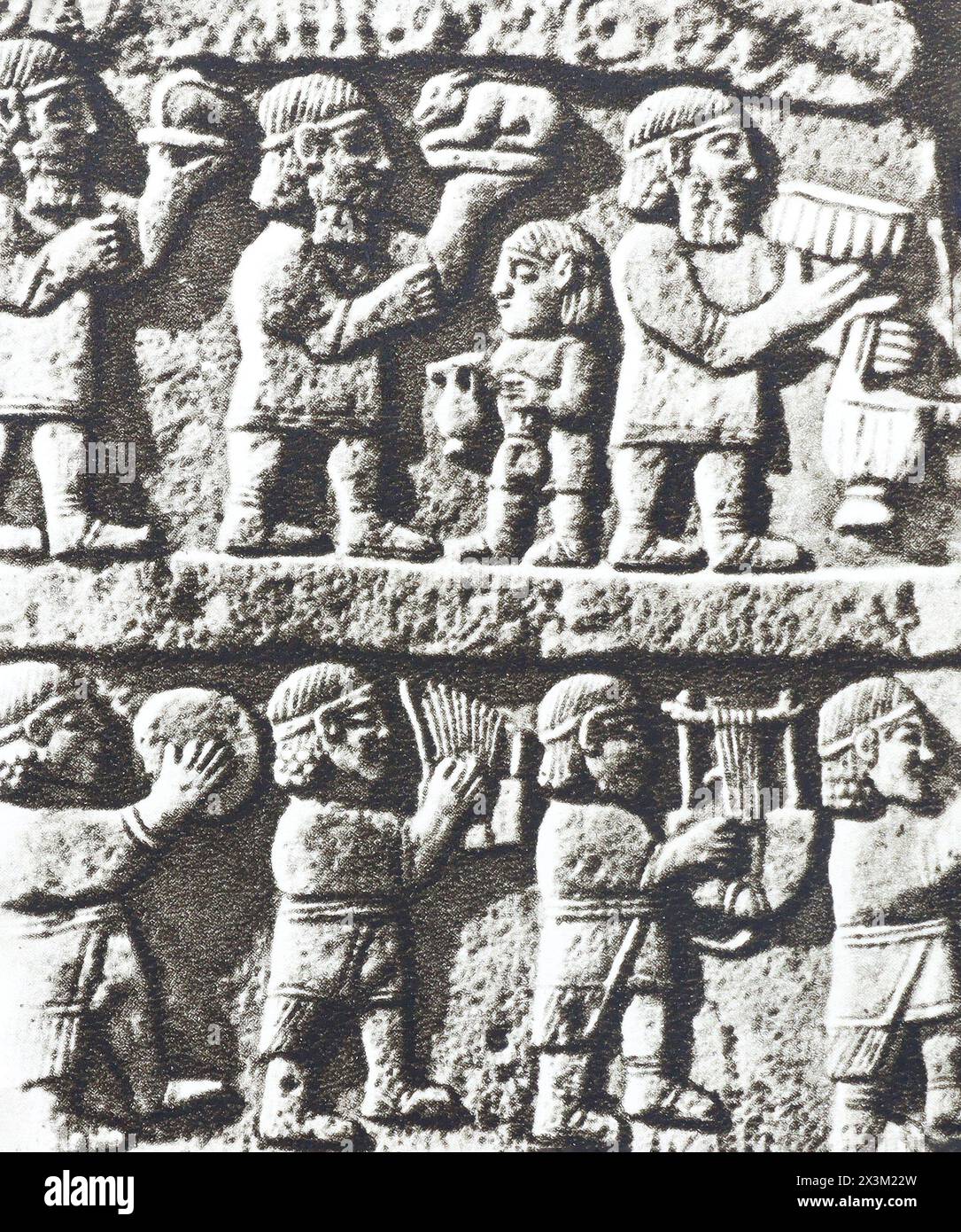 Servants from a wealthy Hittite house. Photo from the mid-20th century ...