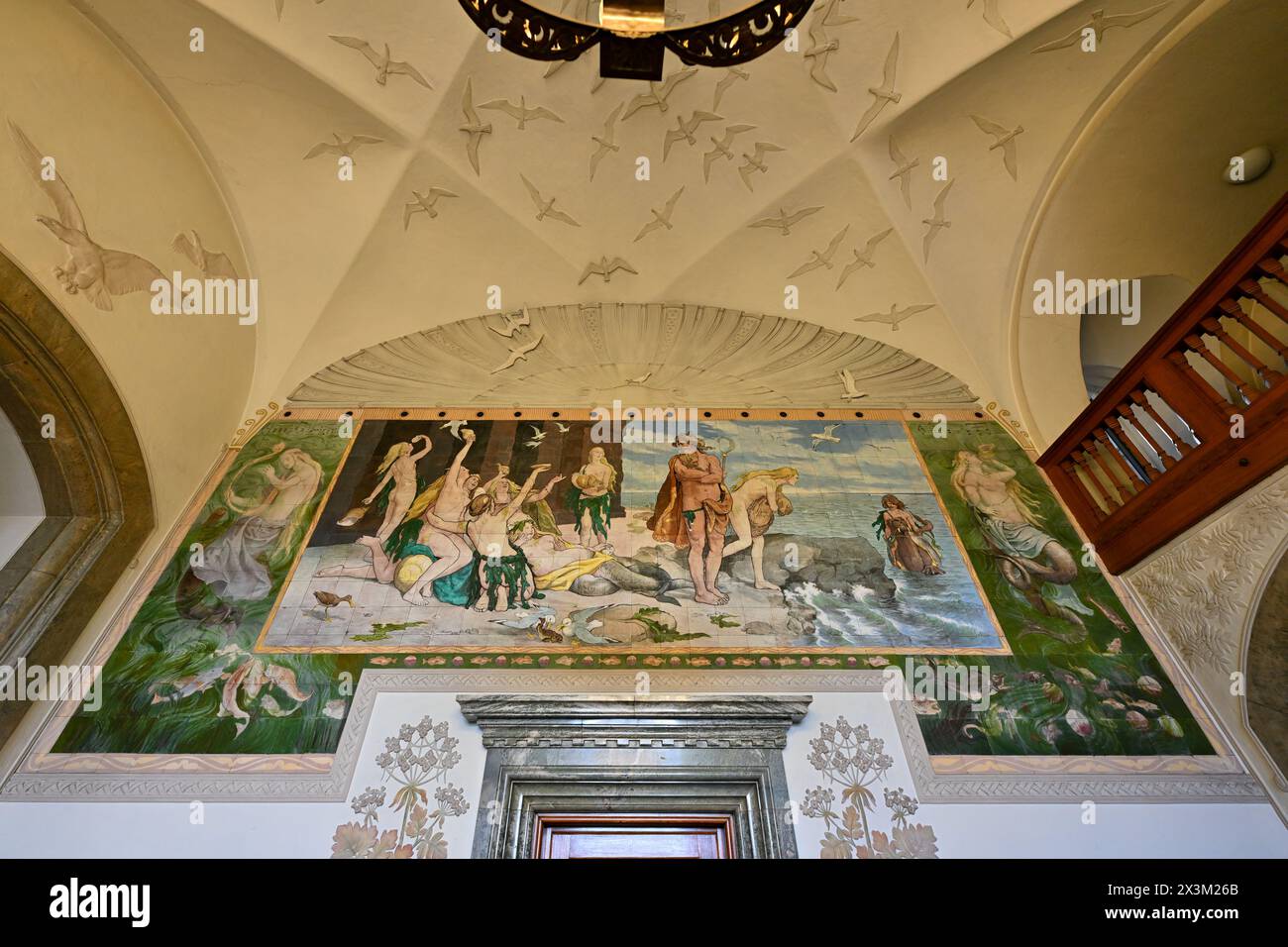 Copenhagen, Denmark - Jul 17, 2023: Copenhagen town hall Interior ...