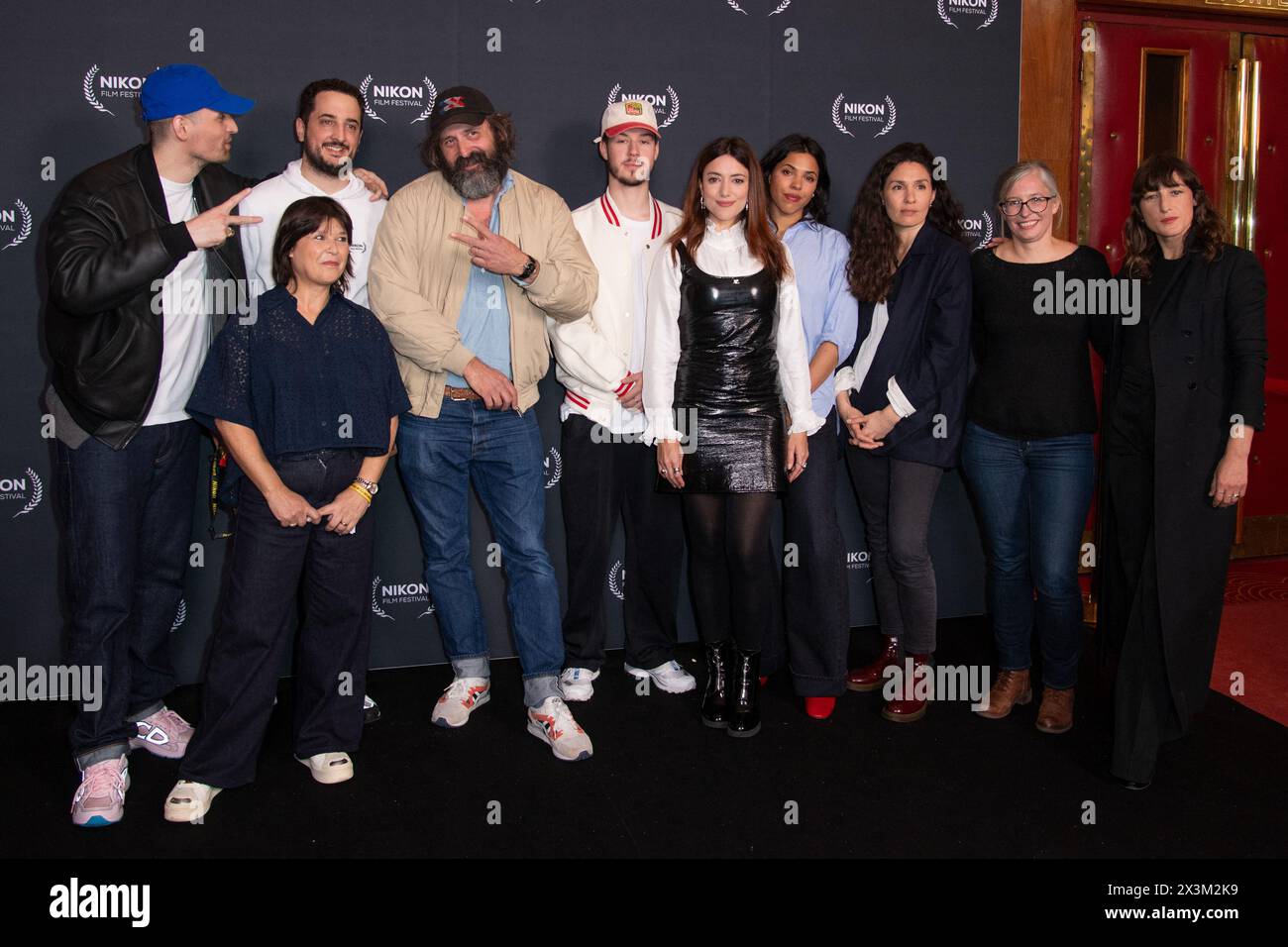 Paris, France. 27th Apr, 2024. Raphael Quenard, Alexandre Dino, Pascale ...