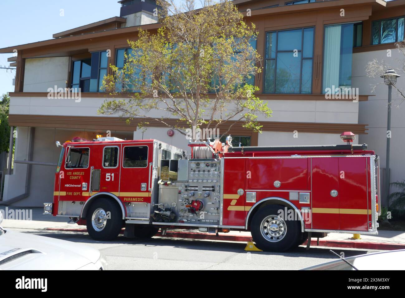 Los Angeles, California, USA 26th April 2024 A Los Angeles County Fire ...