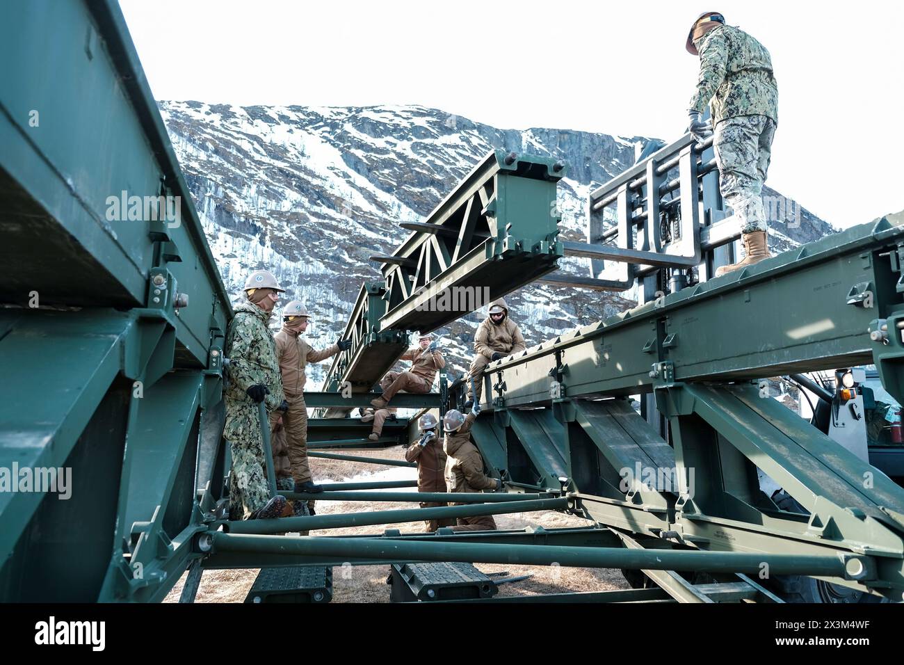 BJERKVIK, Norway (April 23, 2024) - U.S. Navy Sailors assigned to Naval ...