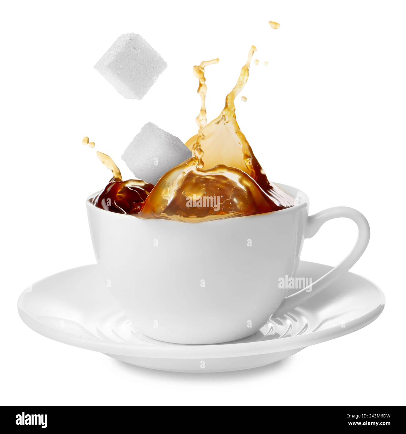 Coffee drops fall white espresso hi-res stock photography and images ...