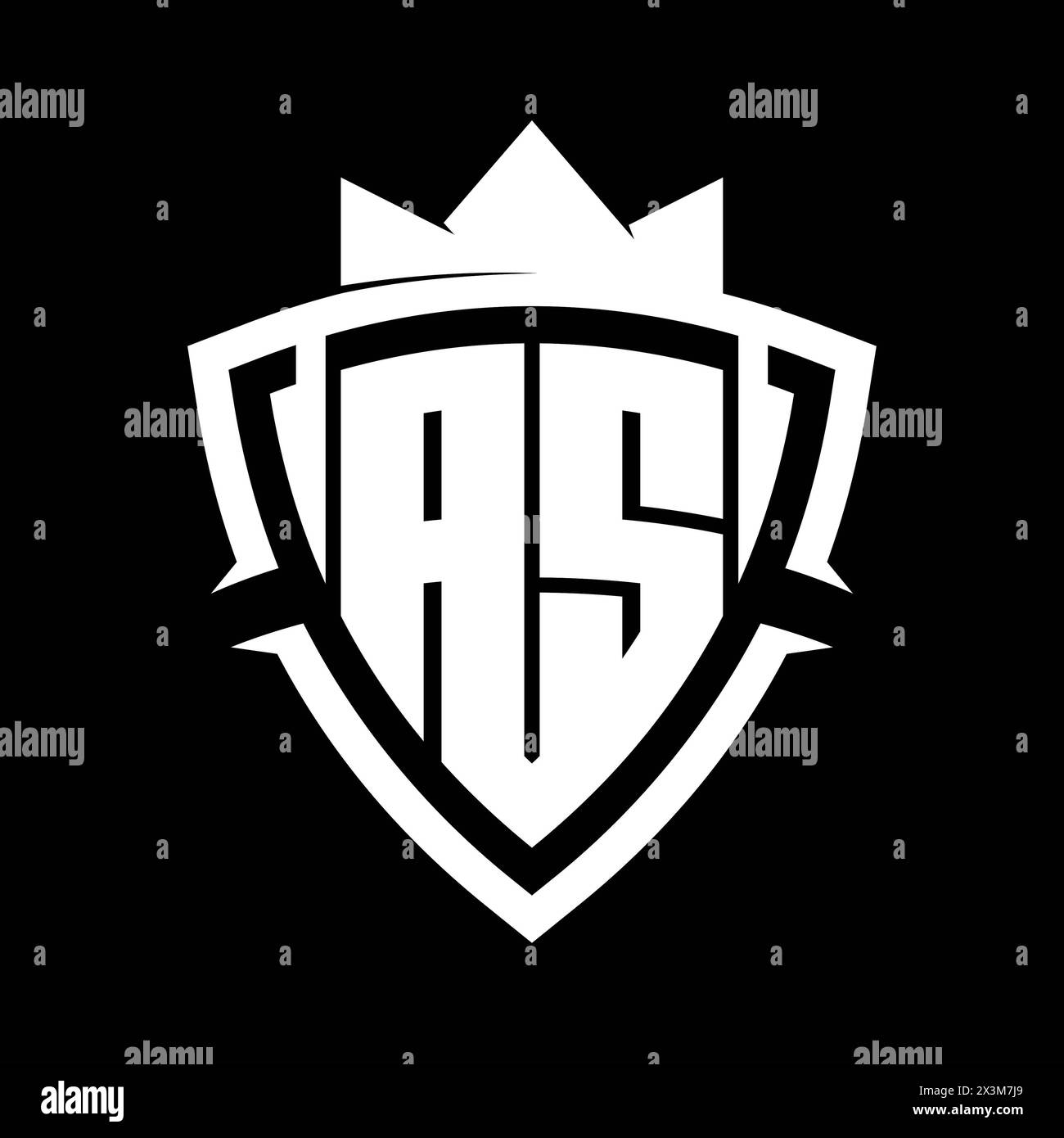 Modern business logo Black and White Stock Photos & Images - Alamy