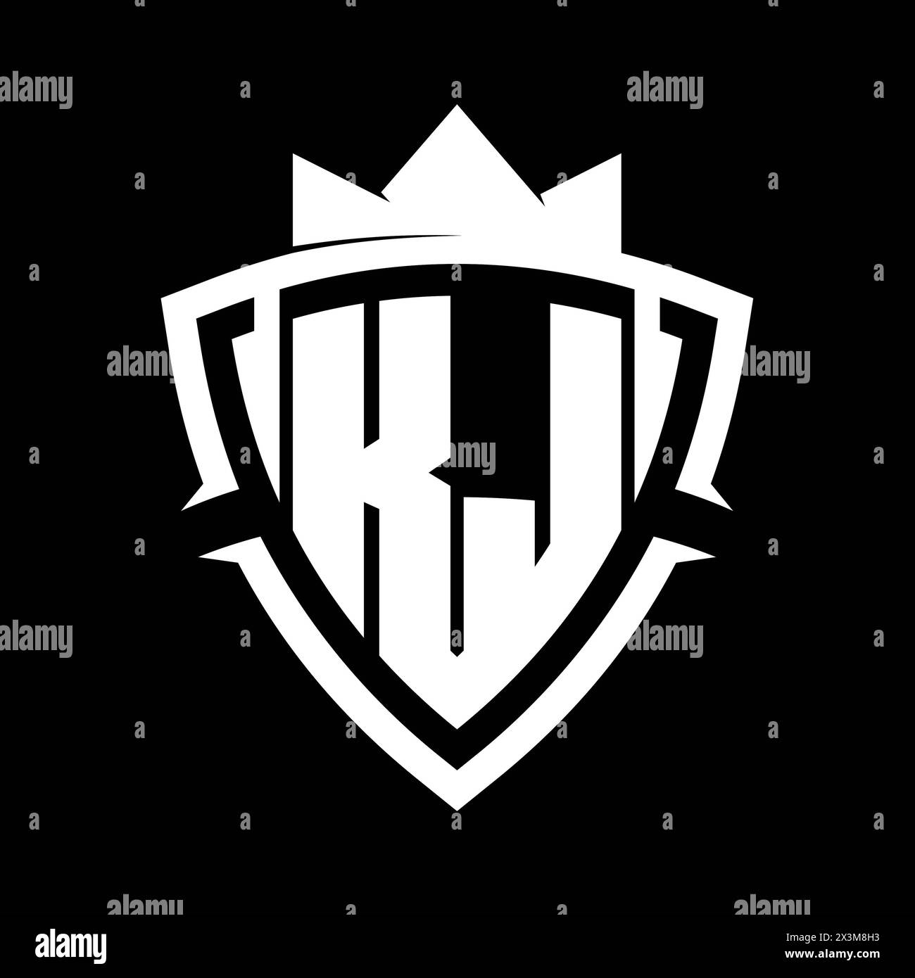 Letter kj logo hi-res stock photography and images - Alamy