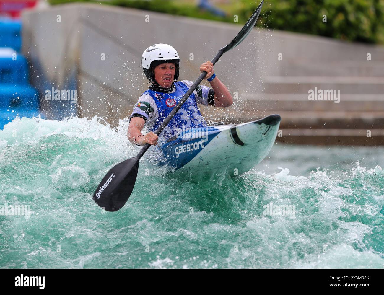 April 27, 2024:.Finn Blackburn competes in the US Olympic Team Trials ...