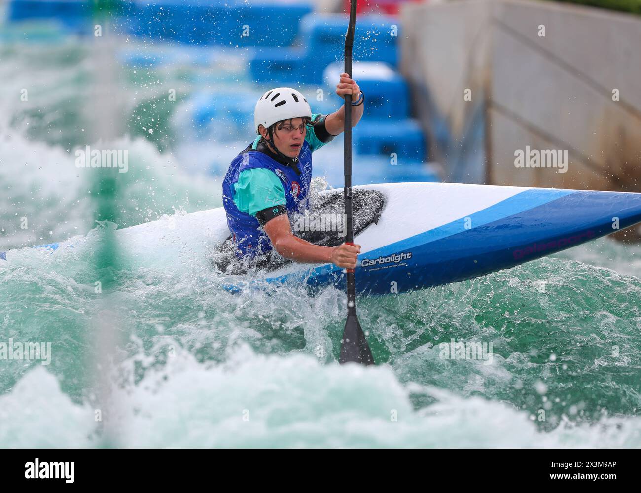 Lane. 27th Apr, 2024. Connar Haakenson competes in the US Olympic Team ...
