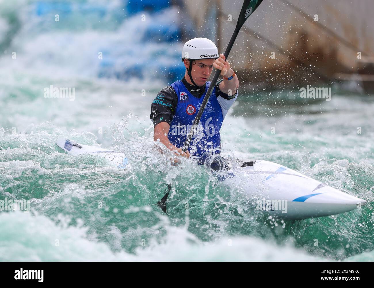 Lane. 27th Apr, 2024. John Coleman Christie-Williams competes in the US ...