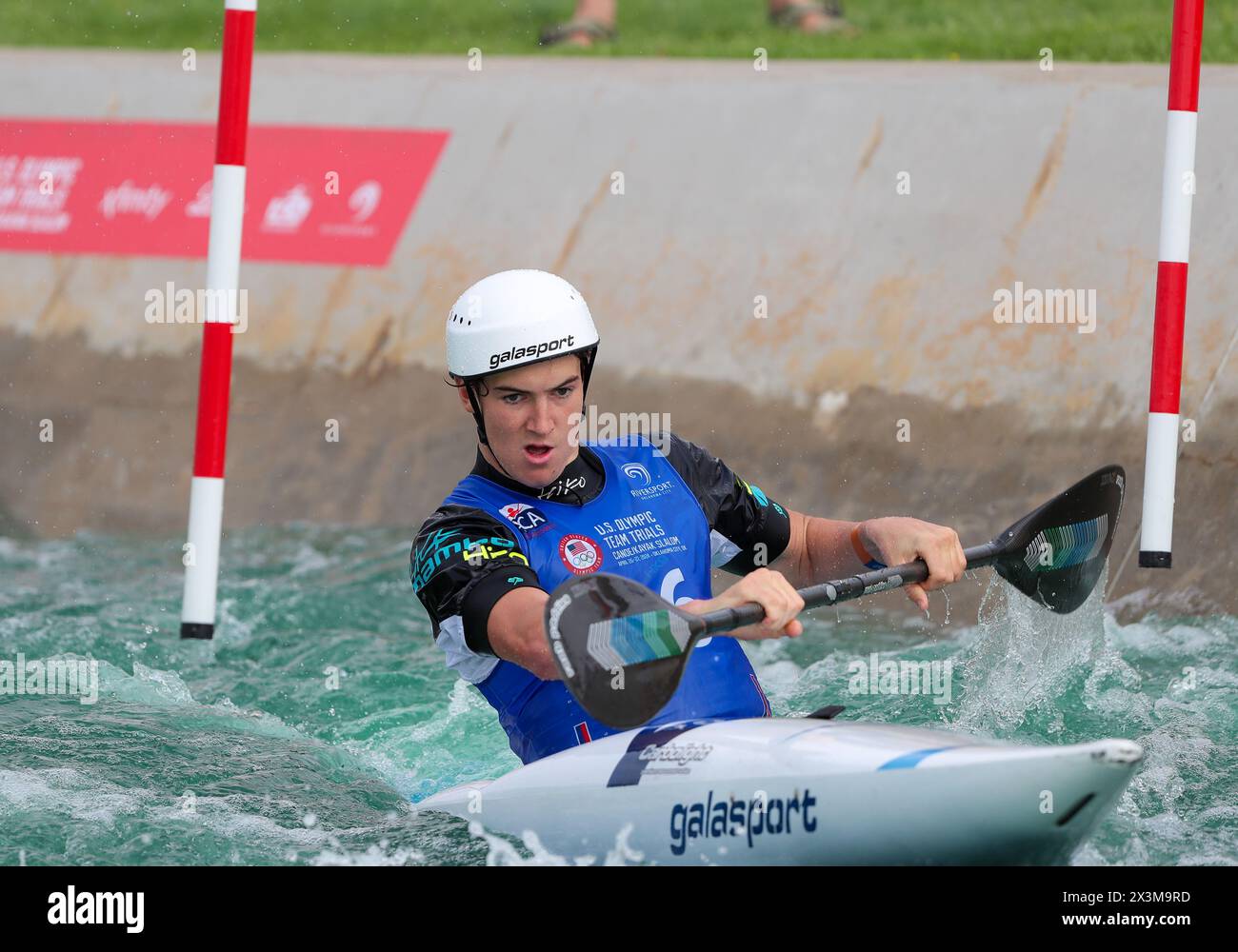 Lane. 27th Apr, 2024. John Coleman Christie-Williams competes in the US ...