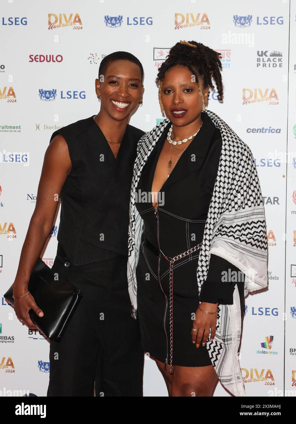 London, UK. 26th Apr, 2024. Genesis Lynea (left) seen attending the ... London, UK. 26th Apr, 2024. Genesis Lynea (left) seen attending the ...