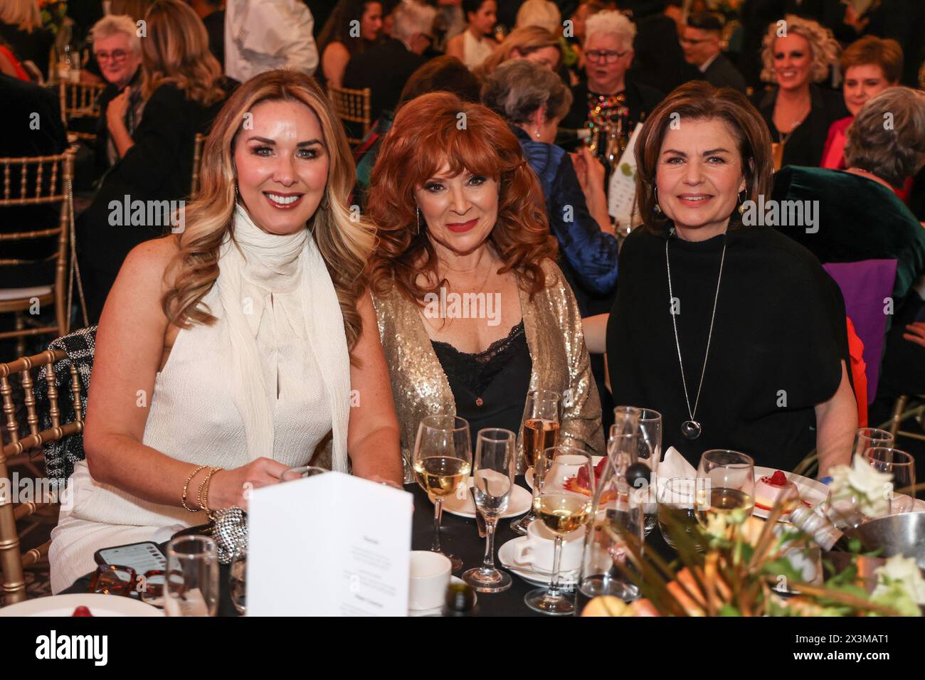 London, UK. 26th Apr, 2024. Claire Sweeney, Harriet Thorpe and Jane ...