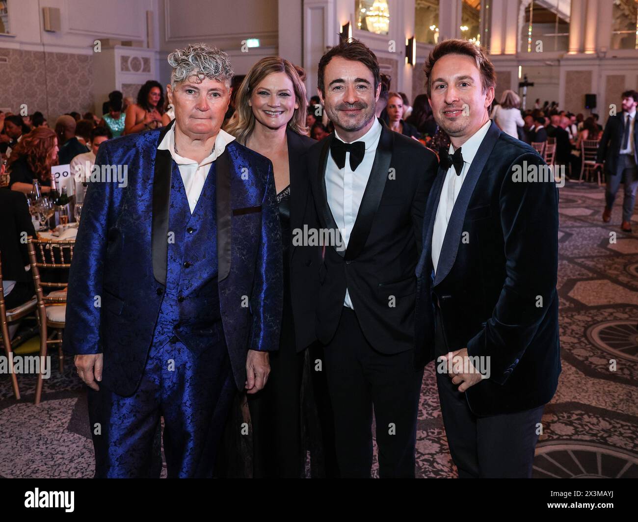 London, UK. 26th Apr, 2024. Linda Riley, Sophie Ward and Joseph ...