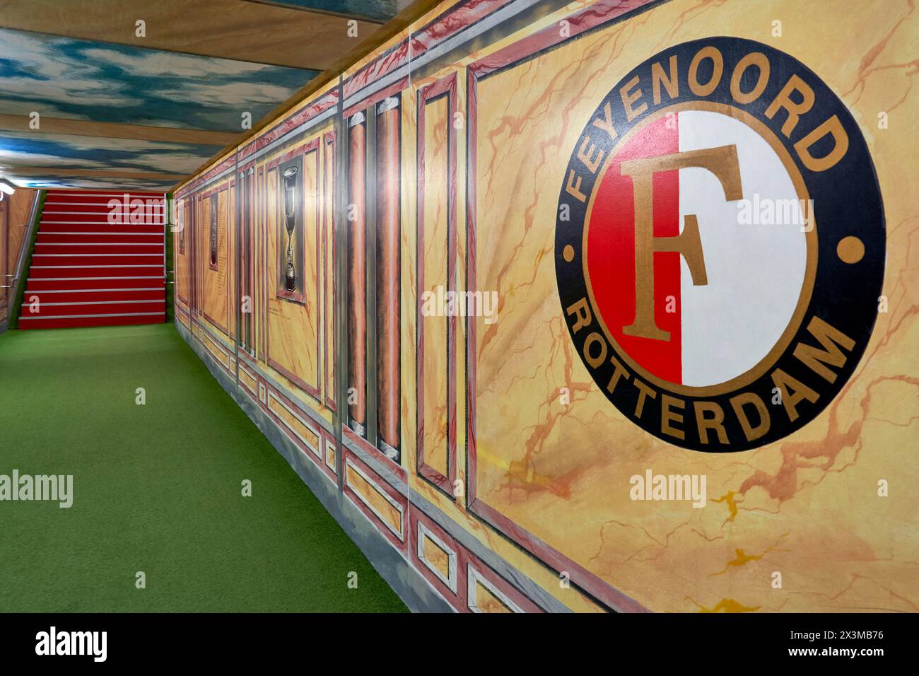 Players tunnel at De Kuip arena - the official playgrounds of FC ...