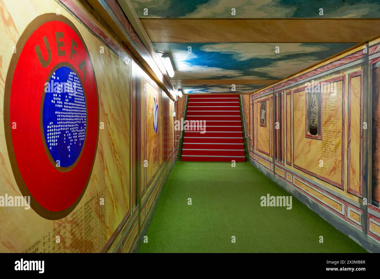 Players tunnel at De Kuip arena - the official playgrounds of FC ...