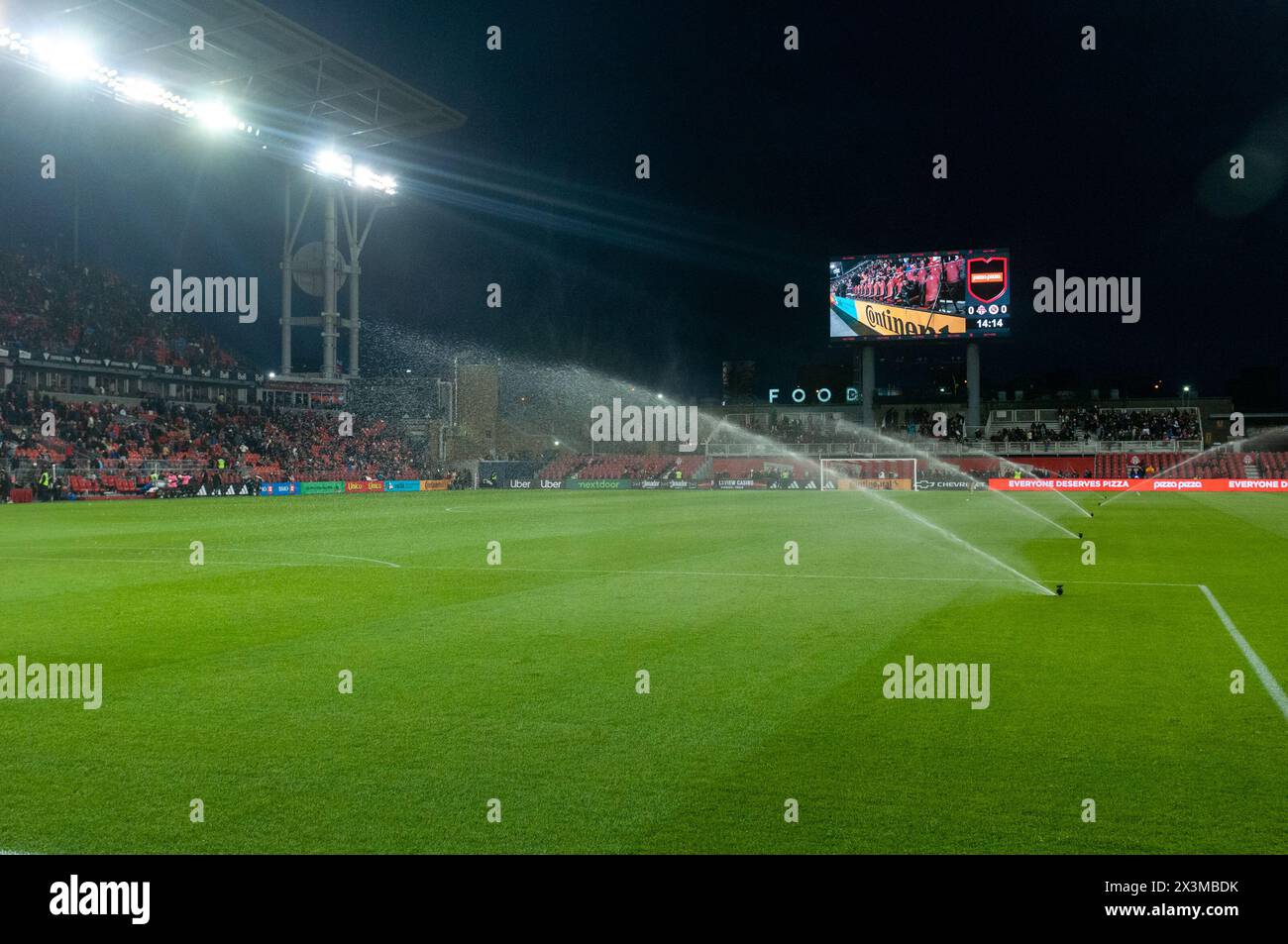 Toronto, ON, Canada - April 20, 2024: BMO Field view during the MLS ...