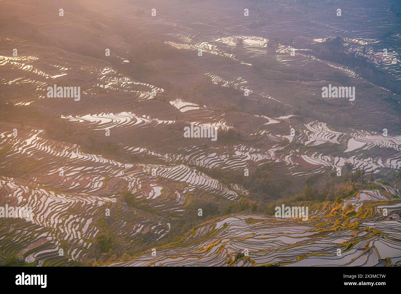 Yuanyang Rice Terraces is one of the UNESCO world heritage,Yunnan ...