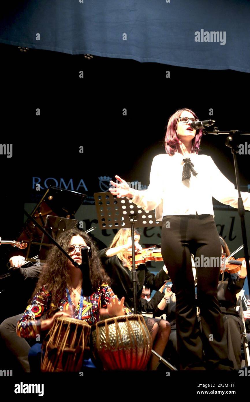 April 27, 2024, Rome, Italy: Forte Piano festival 2024 at the Villa ...