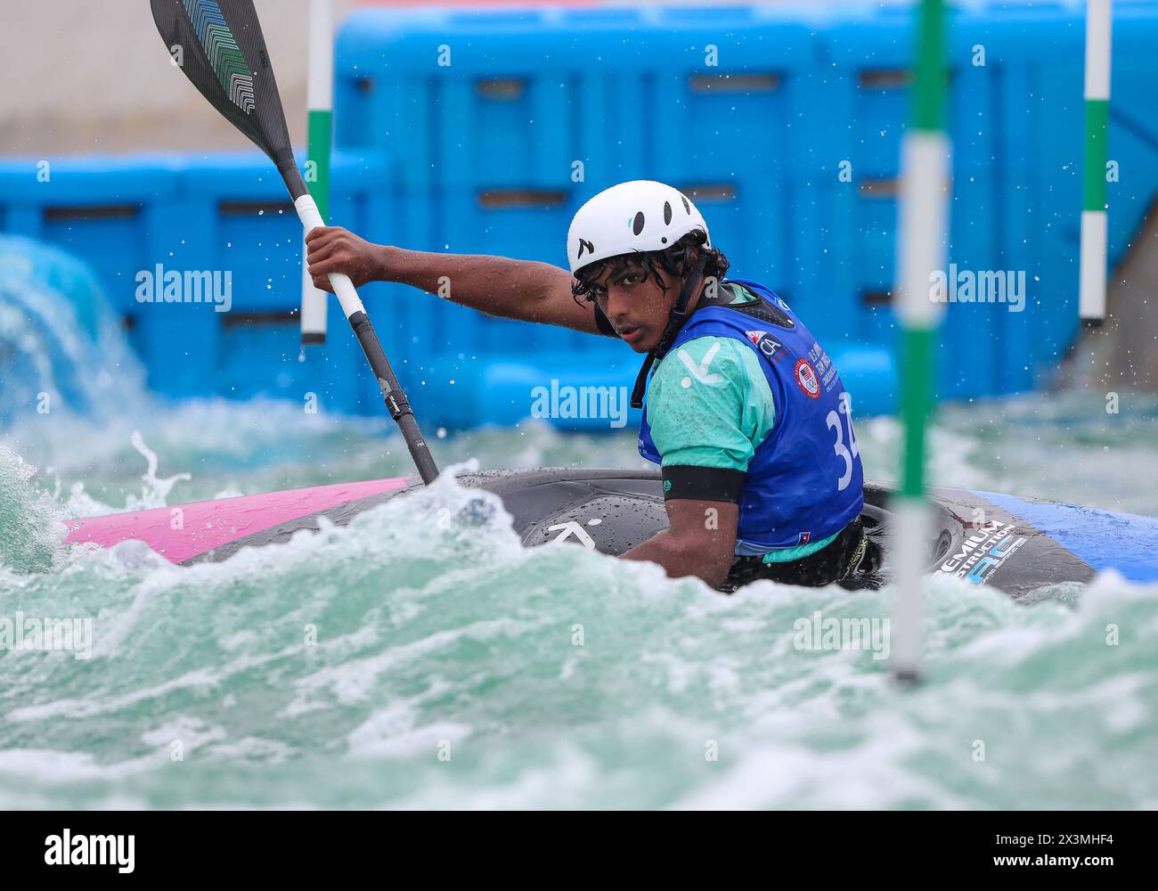 Lane. 27th Apr, 2024. Nikhil Nijhawan competes in the US Olympic Team ...