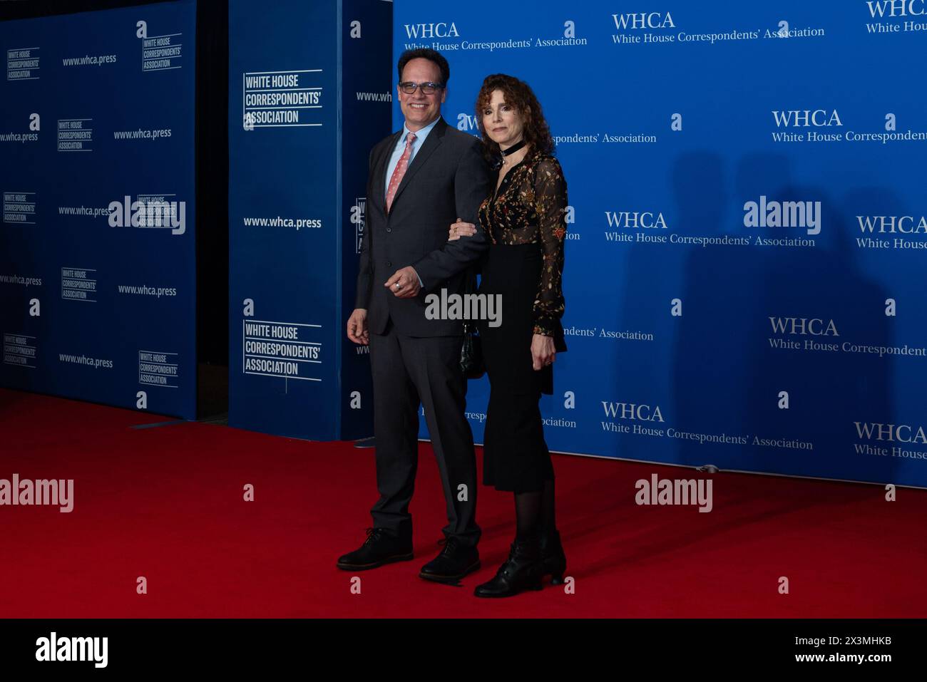 Diedrich Bader and wife Dulcy Rogers attend the 2024 White House ...